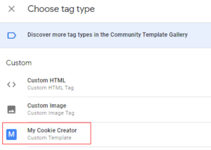 How to use custom templates in Google Tag Manager