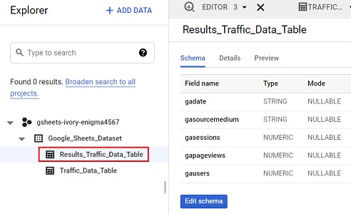 Connect and transfer data from Google Sheets to BigQuery - Optimize Smart