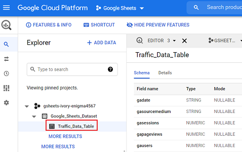 Connect and transfer data from Google Sheets to BigQuery - Optimize Smart