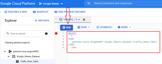 Connect and transfer data from Google Sheets to BigQuery - Optimize Smart