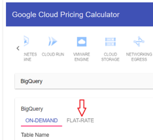 Using Google Cloud pricing calculator for BigQuery - Optimize Smart