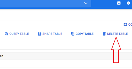 rural problème Représenter drop table bigquery Anneau dur Emprisonnement Supporter