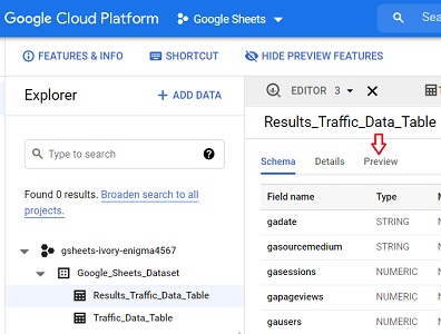 Connect and transfer data from Google Sheets to BigQuery - Optimize Smart