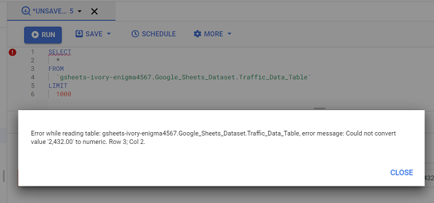 Connect and transfer data from Google Sheets to BigQuery - Optimize Smart