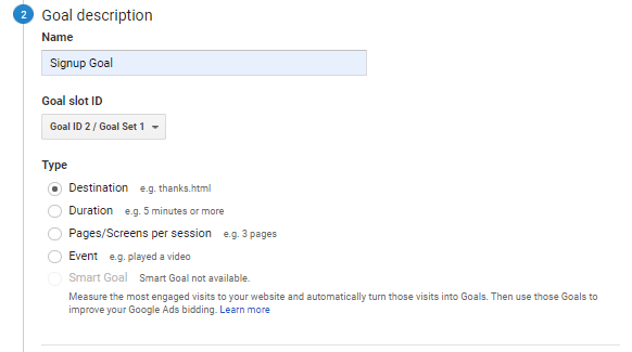 How to set up goals in Google Analytics - Optimize Smart
