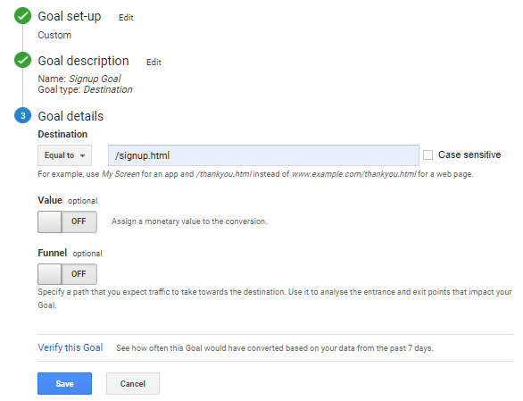How to set up goals in Google Analytics - Optimize Smart