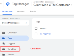 Server Side Tracking for Google Analytics via GTM