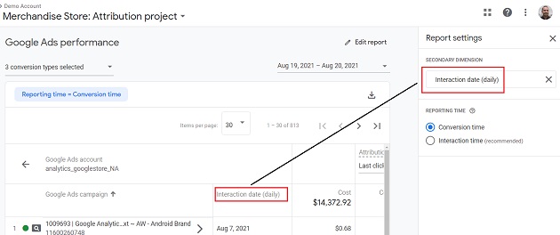 Google Ads Performance Report Attribution Beta - Optimize Smart