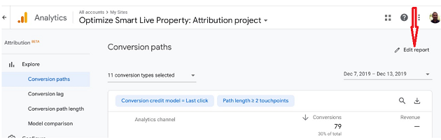 Conversion Paths Report Explained in Google Analytics Attribution - Optimize Smart