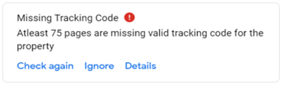 How to fix ‘Missing Tracking Code’ in Google Analytics - Optimize Smart