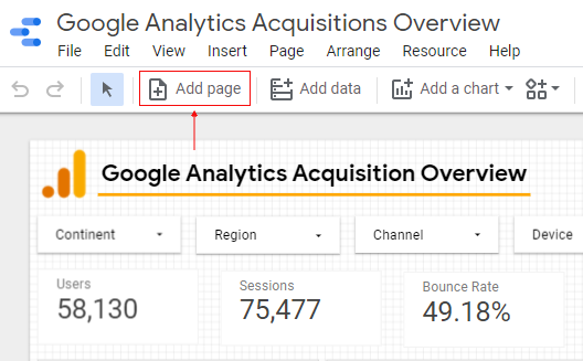 Google Data Studio Report Tutorial - Optimize Smart