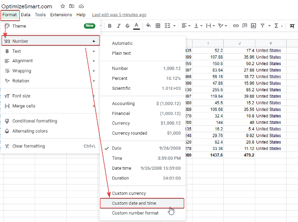 Looker Studio Date Format for Google Sheets