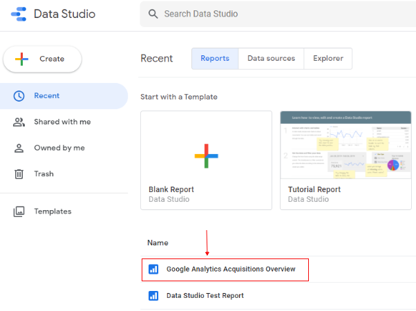 Understanding Report Editor in Google Data Studio - Optimize Smart