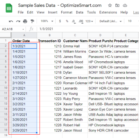 Looker Studio Date Format for Google Sheets