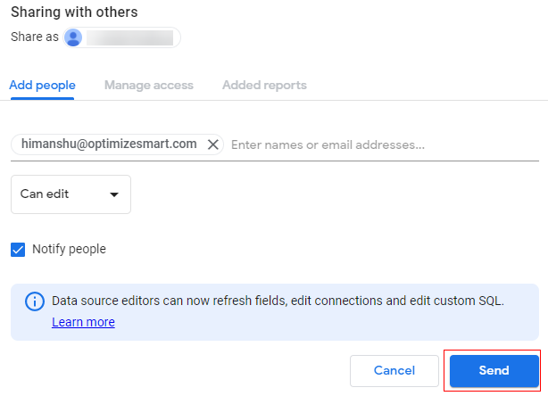Looker Studio - Sharing Data Sources (aka data source schema ...