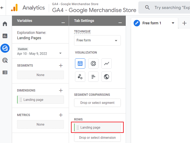 Landing Pages Report in GA4 (Google Analytics 4) - Optimize Smart