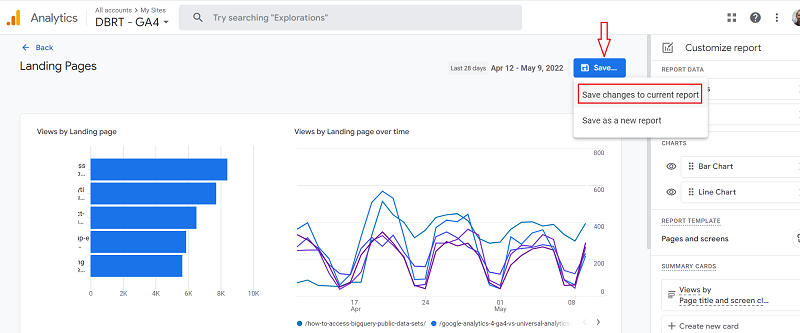 How to Create Landing Pages Report in GA4 (Google Analytics 4) - Optimize Smart