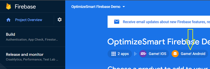 GA4 Firebase Integration – Correctly add App data streams to GA4 property - Optimize Smart