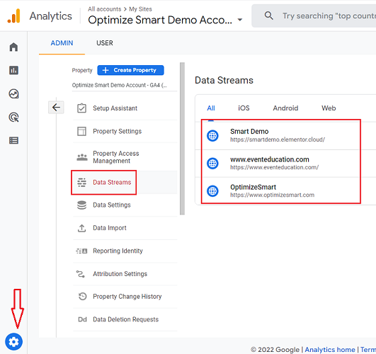 Roll up Property in Google Analytics 4 (GA4) - Tutorial - Optimize Smart