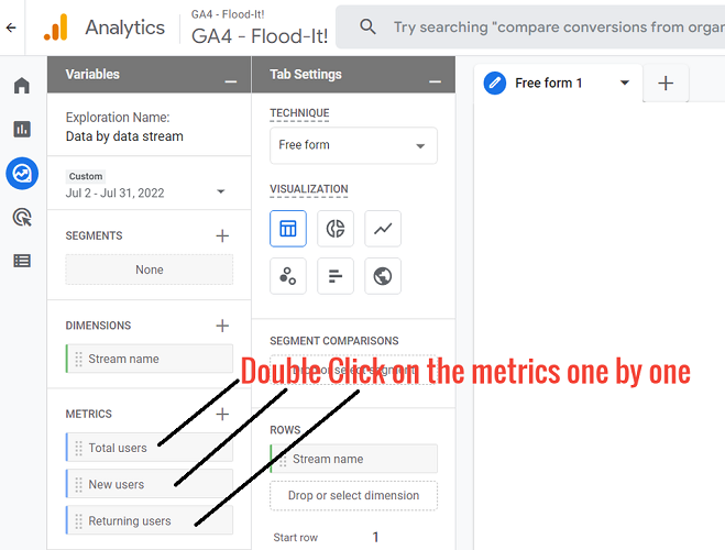 How to segment GA4 data by data stream - Optimize Smart