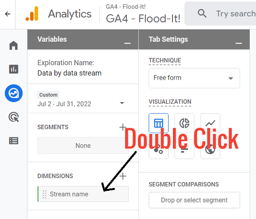 How to segment GA4 data by data stream - Optimize Smart