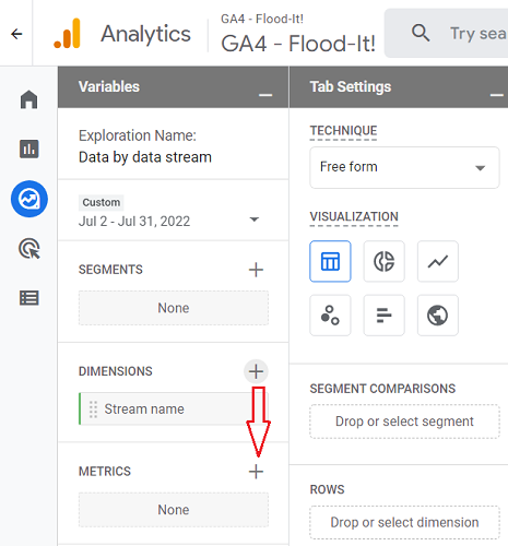 How to segment GA4 data by data stream - Optimize Smart