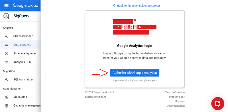 Sending data from Google Analytics to BigQuery without 360 - Optimize Smart
