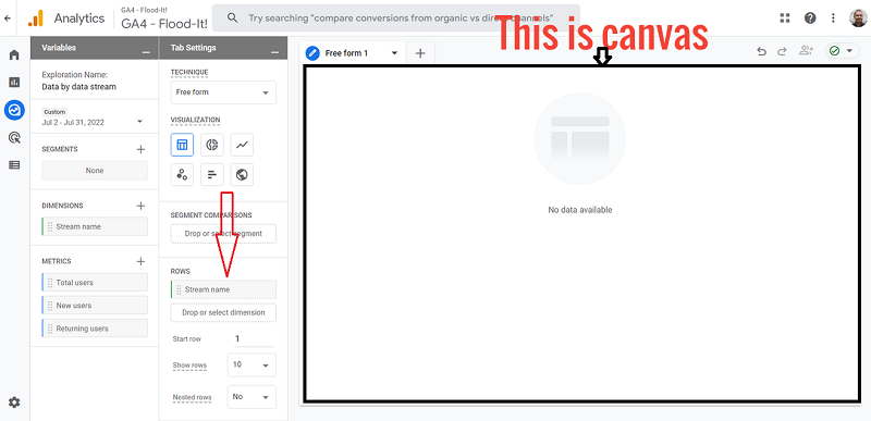 How to segment GA4 data by data stream - Optimize Smart