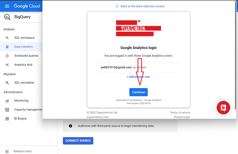 Sending data from Google Analytics to BigQuery without 360 - Optimize Smart