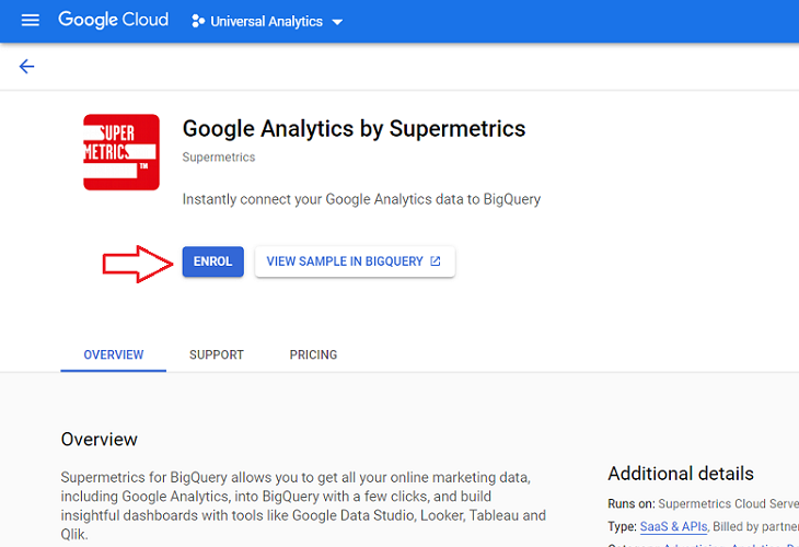 Sending data from Google Analytics to BigQuery without 360 - Optimize Smart