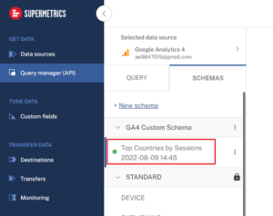 BigQuery GA4 schema - Send Custom GA4 Data to BigQuery - Optimize Smart