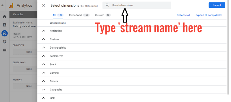 How to segment GA4 data by data stream - Optimize Smart