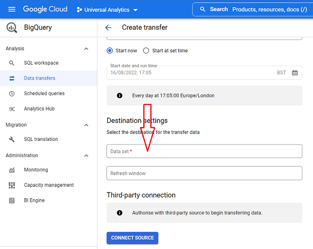 Sending data from Google Analytics to BigQuery without 360 - Optimize Smart