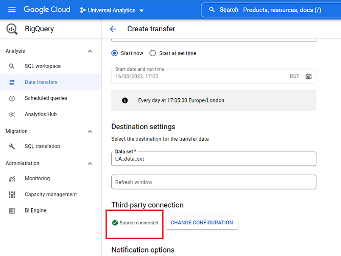 Sending data from Google Analytics to BigQuery without 360 - Optimize Smart