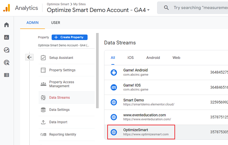 Self-referral Google Analytics 4 - Referral exclusion GA4