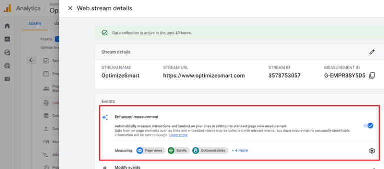 GA4 Form Interactions Tracking - Enhanced measurement - Optimize Smart