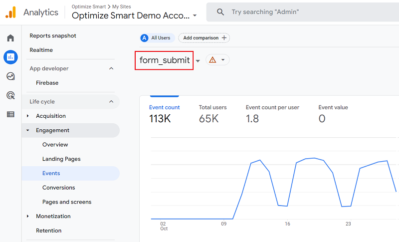 GA4 Form Interactions Tracking - Enhanced measurement - Optimize Smart