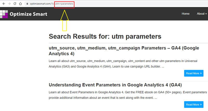 GA4 Site Search - Tracking Site Search in Google Analytics 4 - Optimize Smart