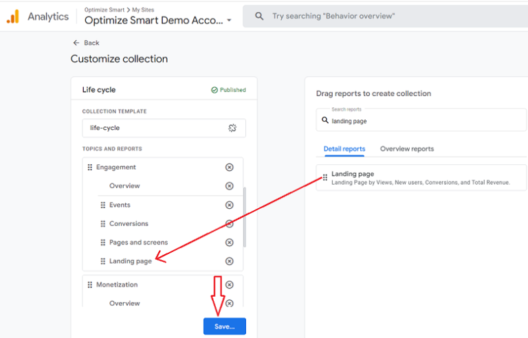 How to Create Landing Page Report in GA4 (Google Analytics 4) - Optimize Smart