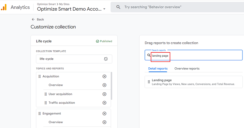 How to Create Landing Page Report in GA4 (Google Analytics 4) - Optimize Smart