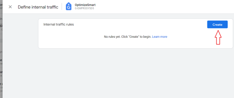 Exclude internal traffic in GA4 (Google Analytics 4) via IP filter - Optimize Smart