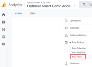 Exclude internal traffic in GA4 (Google Analytics 4) via IP filter - Optimize Smart