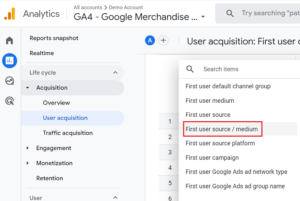 Google Analytics 4 Channels, Source and Medium explained