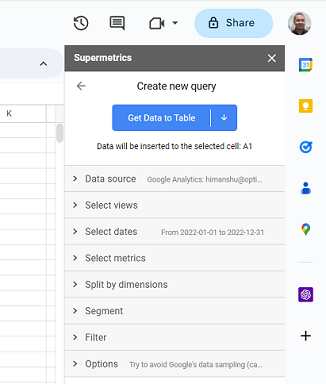 How to backup Google Universal Analytics data