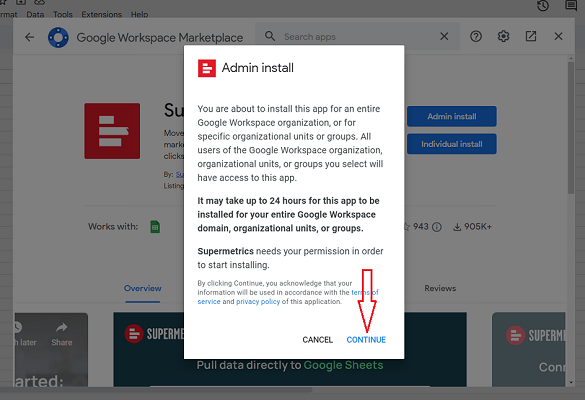 How to use Supermetrics for Google Sheets Add-on