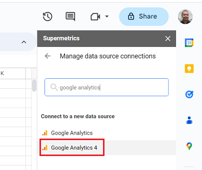 How to use Supermetrics for Google Sheets Add-on