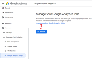 How to link Google Analytics 4 with Adsense