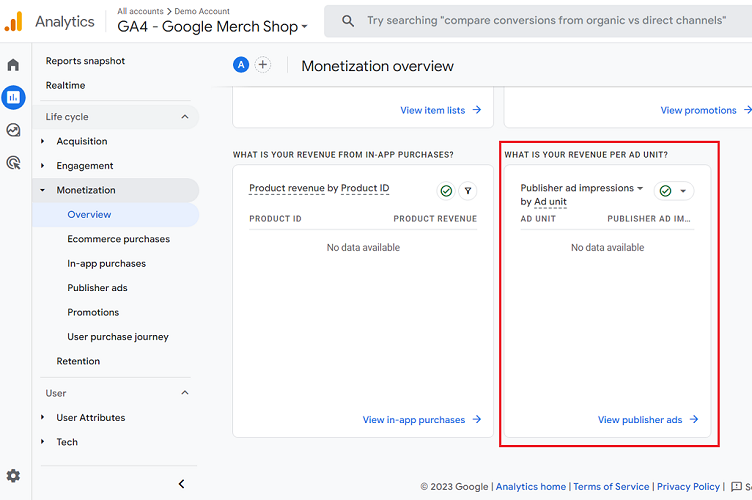 Understanding Google Analytics 4 Monetization Reports