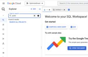 How to access BigQuery Public Data Sets
