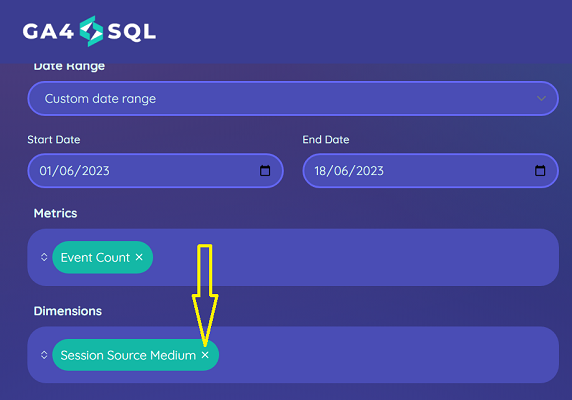 Using GA4 BigQuery SQL generator to create SQL queries